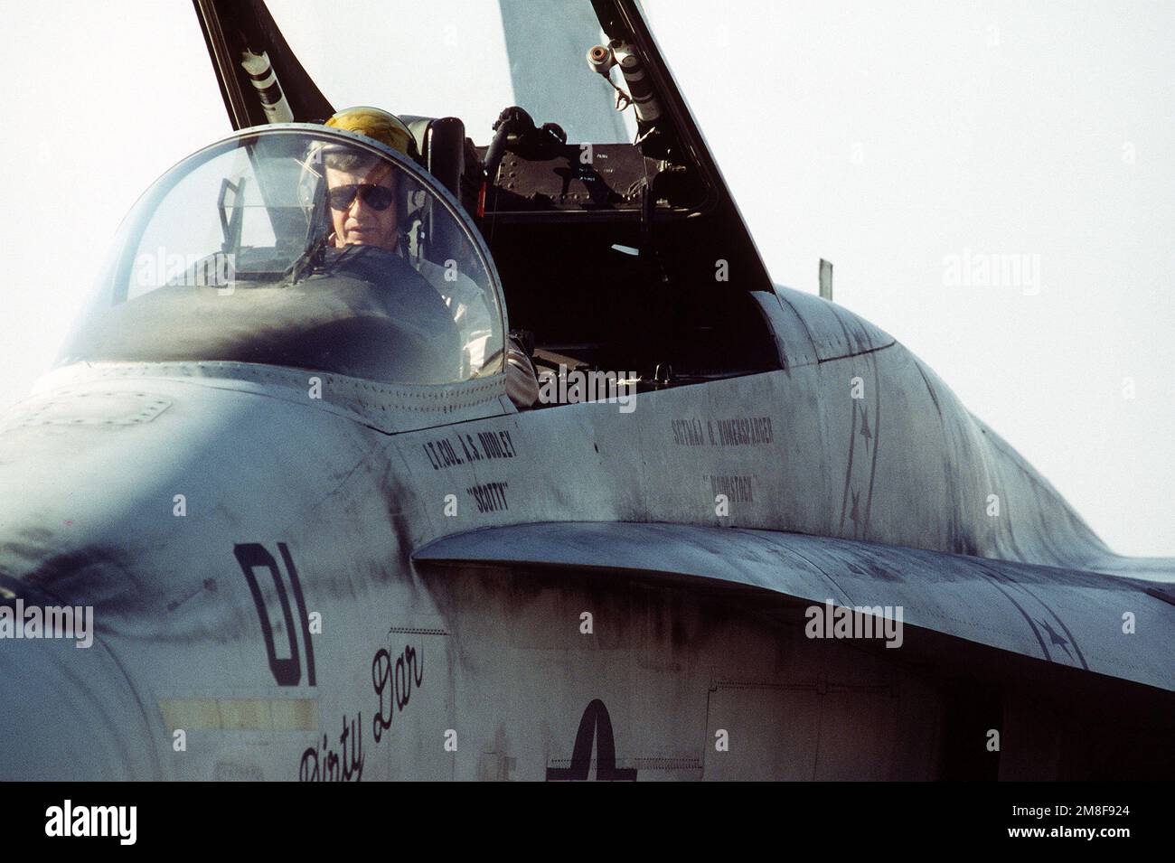 LT. COL. A.S. Dudley, commanding officer, Marine Fighter Attack Squadron 451 (VMFA-451 ...