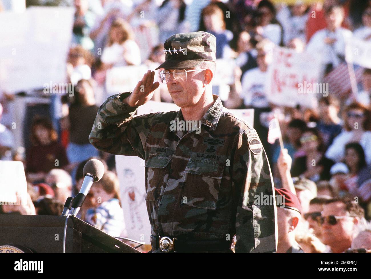 GEN. Edwin H. Burba Jr., commander-in-chief, U.S. Forces Command ...