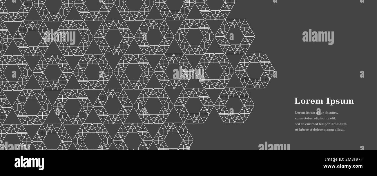 abstract black white hexagon, geometric texture background, polygon ...