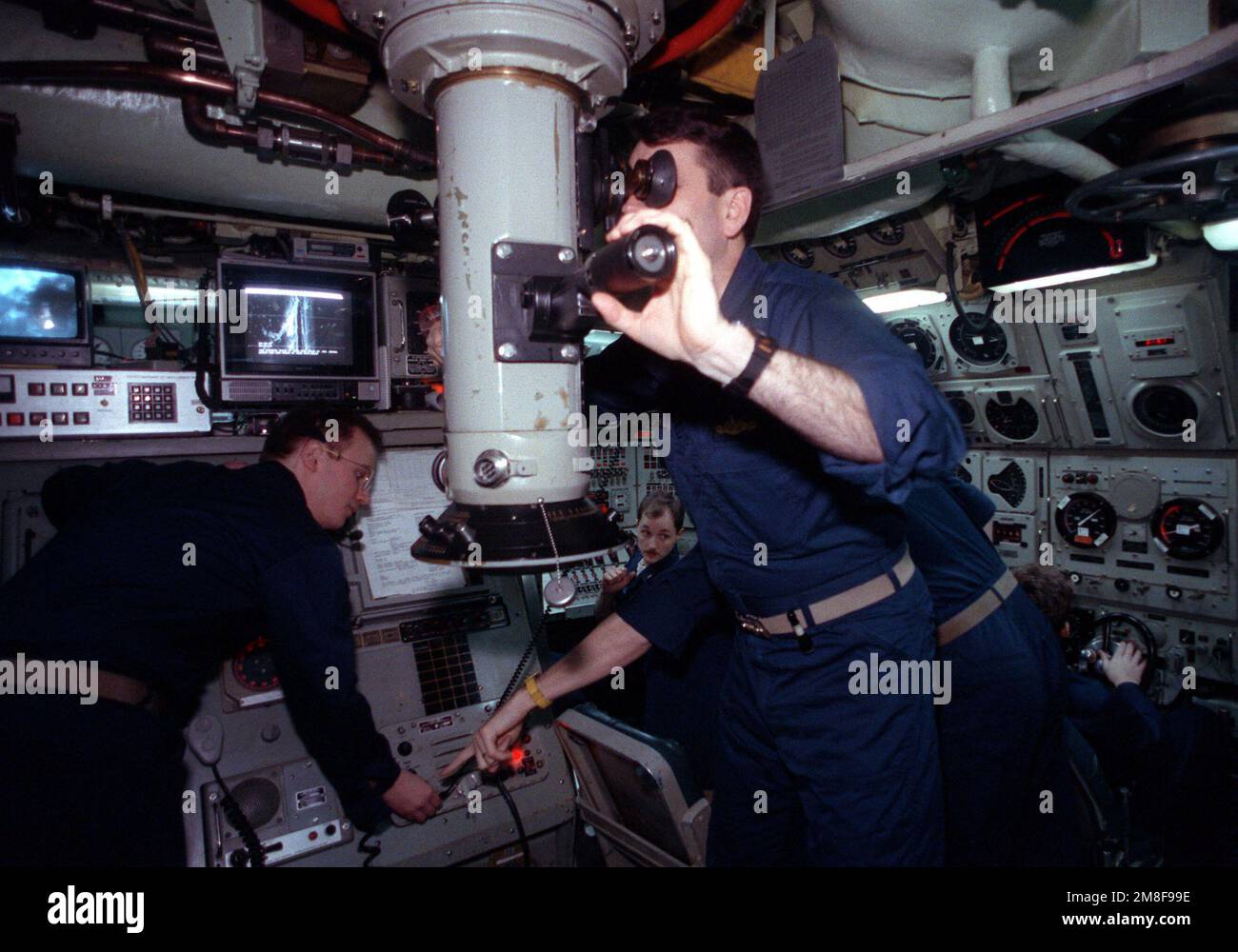 CDR David W. Hearding, commanding officer of the nuclear-powered attack ...
