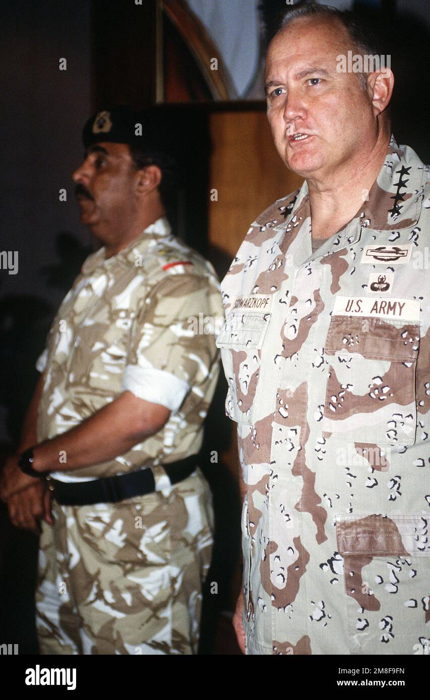 GEN. Norman Schwarzkopf, commander-in-chief, U.S. Central Command ...