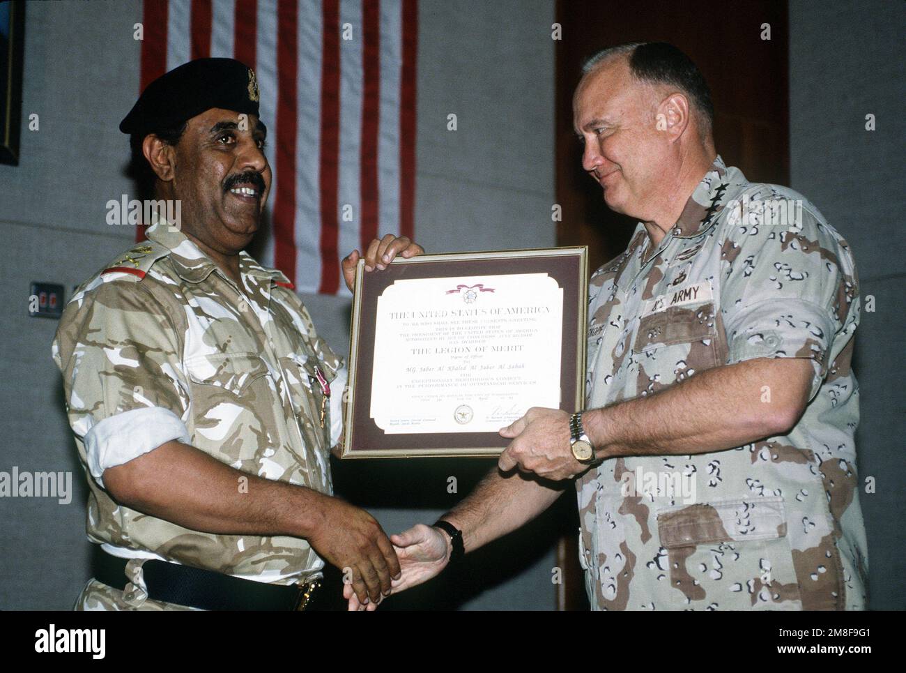 GEN. Norman Schwarzkopf, commander-in-chief, U.S. Central Command ...