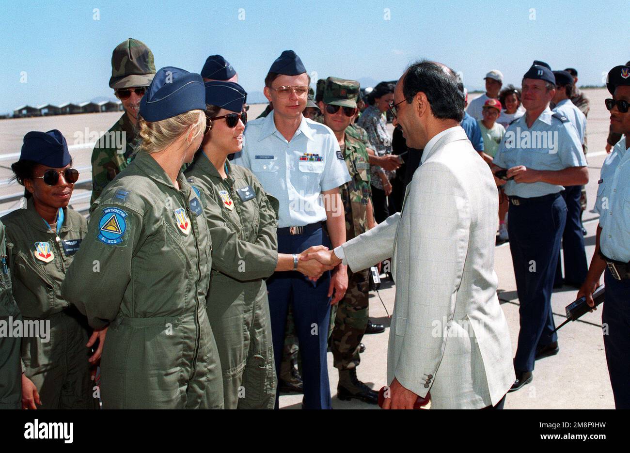 Sheikh Saud Nasir Al Sabah Kuwait's ambassador to the U.S., greets an ...