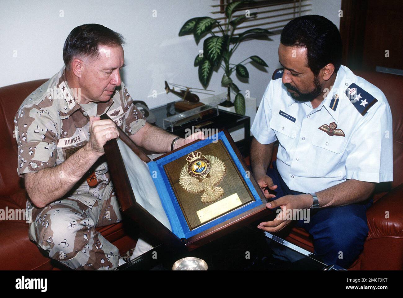 LT. GEN. Charles Horner, commanding general, U.S. Central Air Force ...