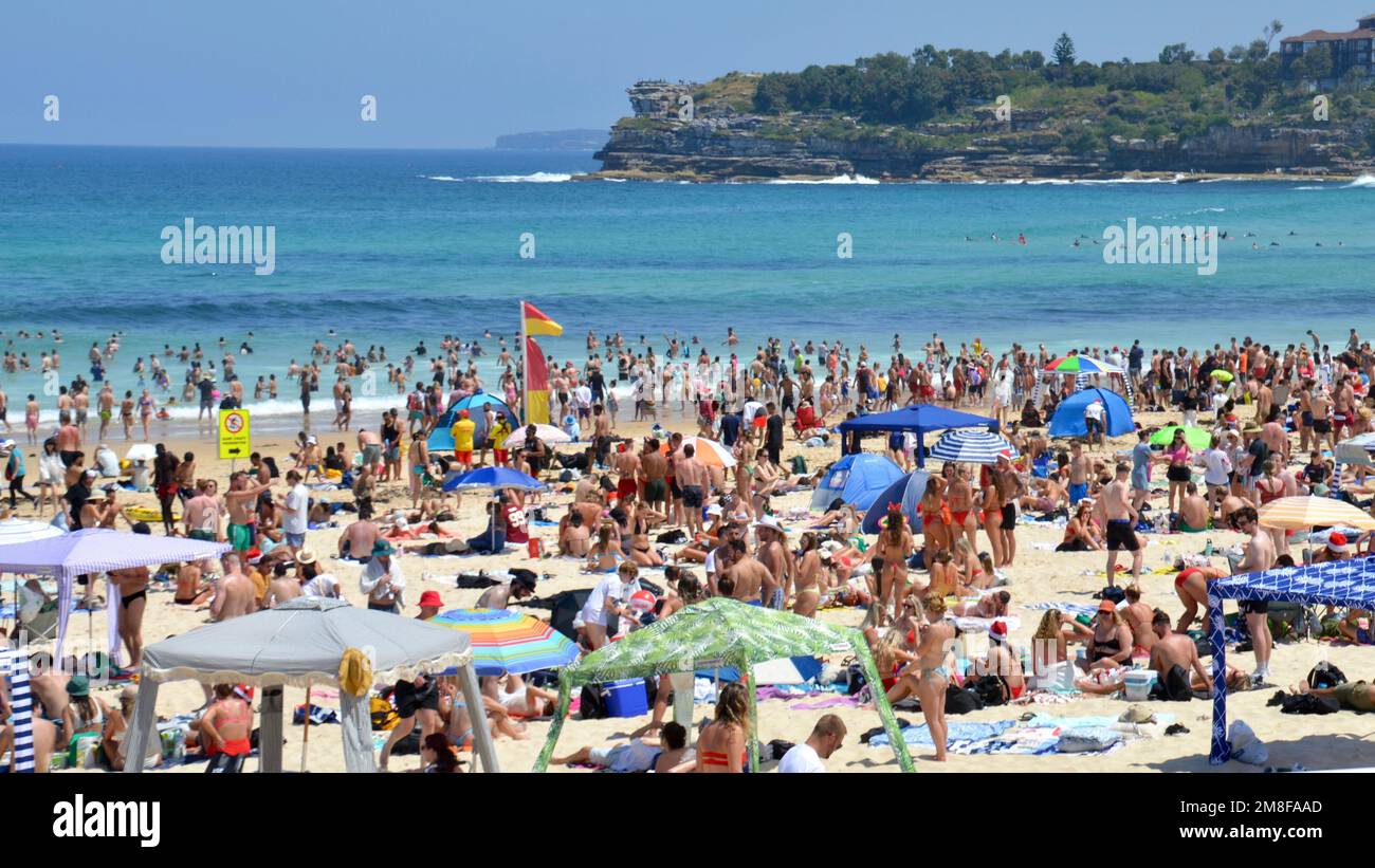 Sydney's famous Bondi Beach is always packed with people on a sunny ...