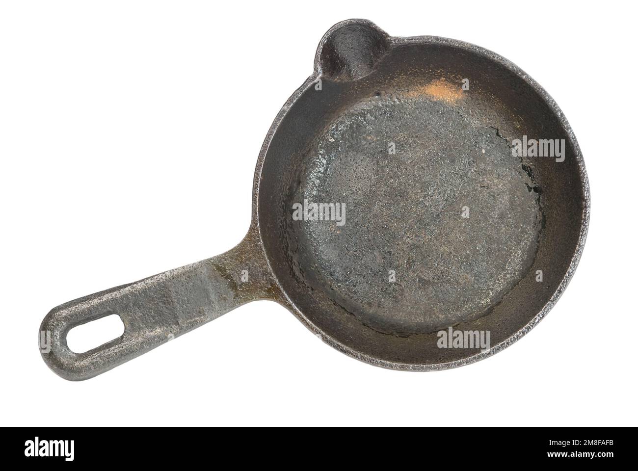 Round cast iron pan Cut Out Stock Images & Pictures - Alamy