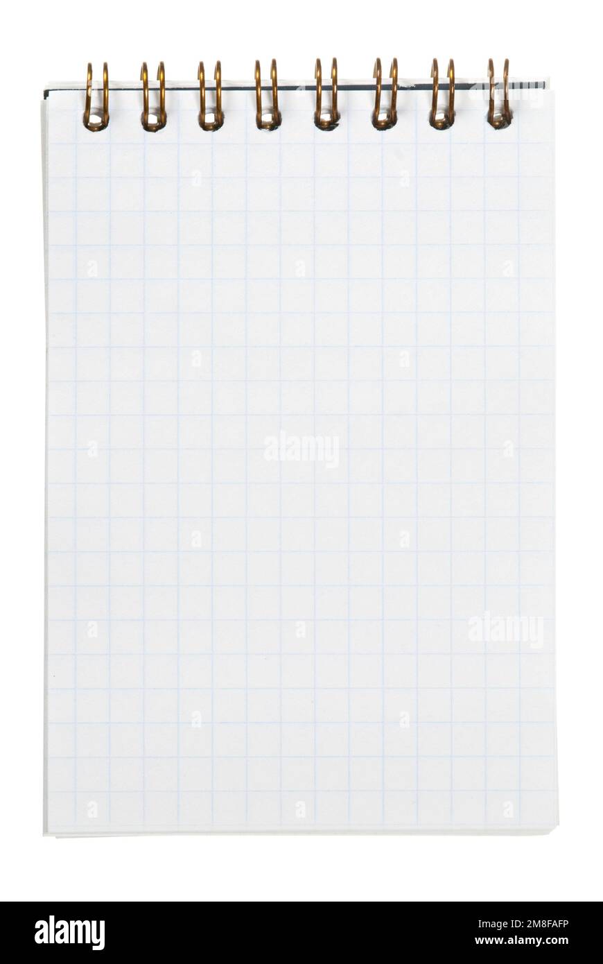 Notebook page Cut Out Stock Images & Pictures - Alamy