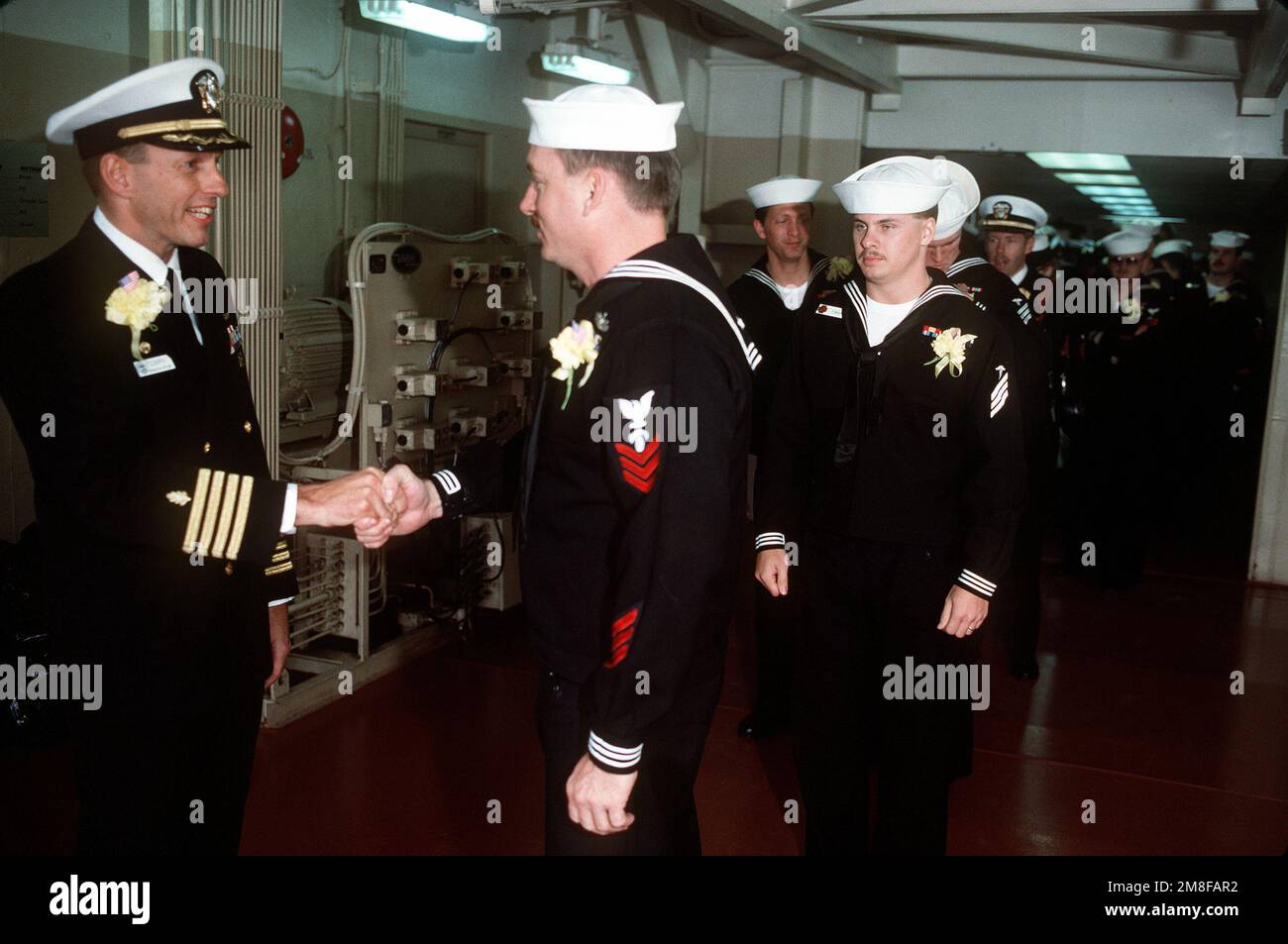 CAPT. Paul Barry, commanding officer of the hospital ship USNS MERCY (T ...