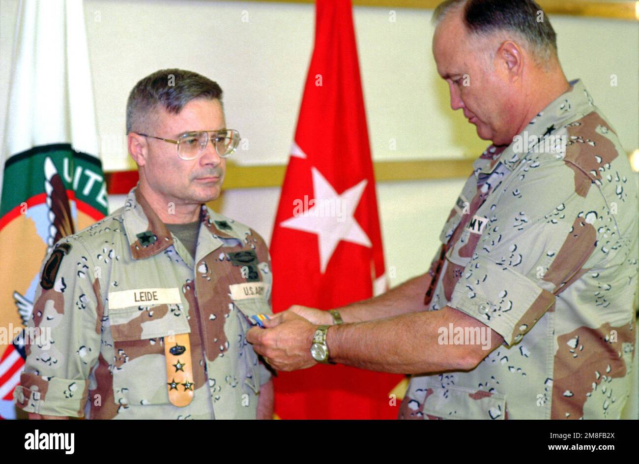 General H. Norman Schwarzkopf, Commander in CHIEF, U.S. Central Command ...