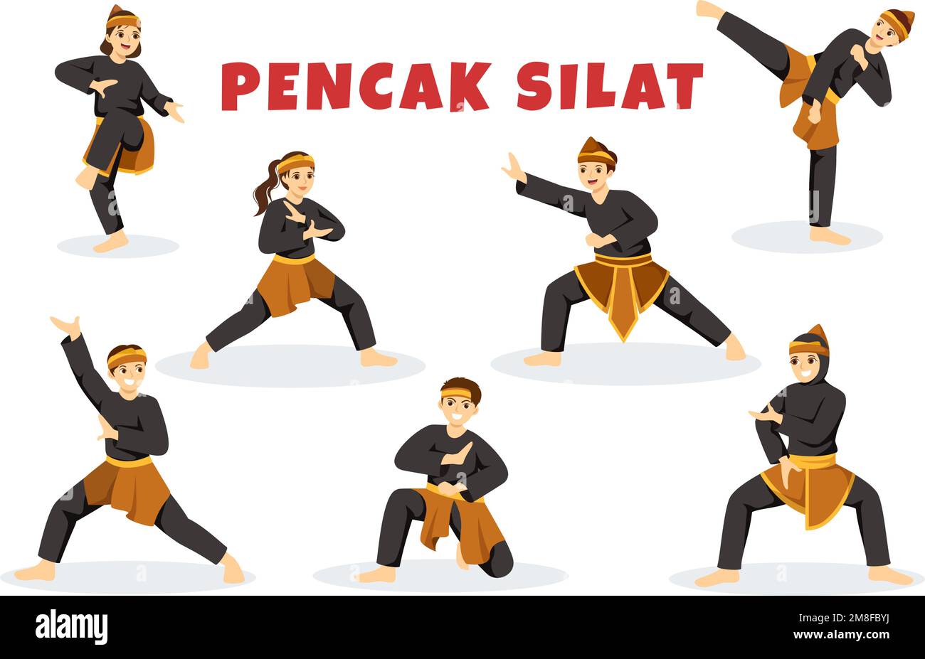 Silat vector Cut Out Stock Images & Pictures - Alamy
