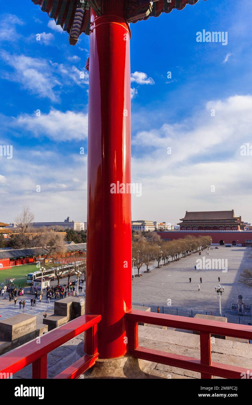 Museum of Beijing the imperial palace is meridian gate Stock Photo - Alamy