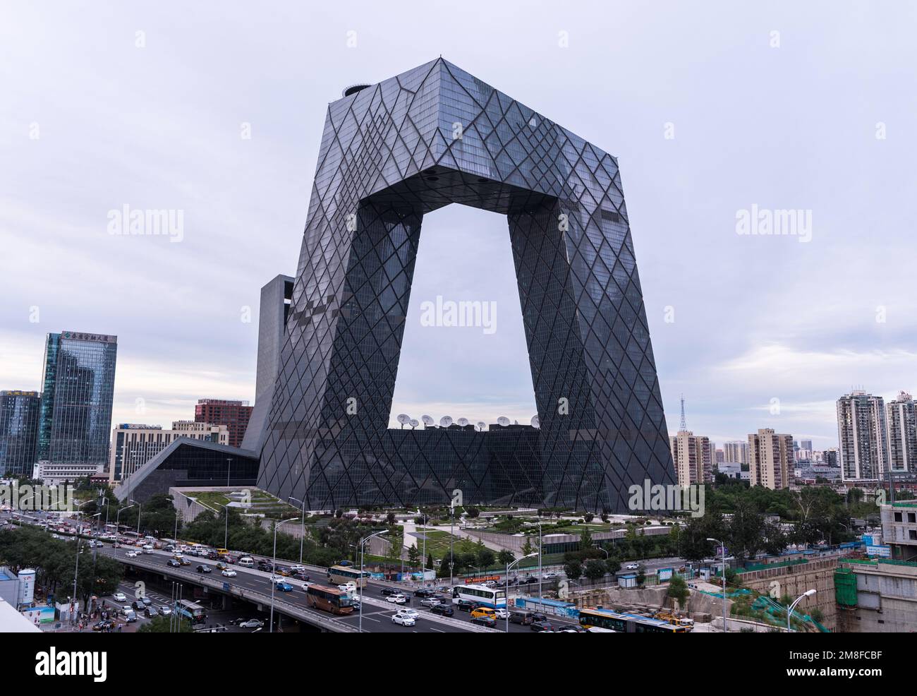 The central TV tower Stock Photo - Alamy