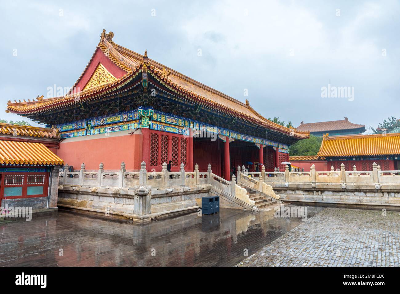 Beijing's Forbidden City hall of martial valor Stock Photo - Alamy