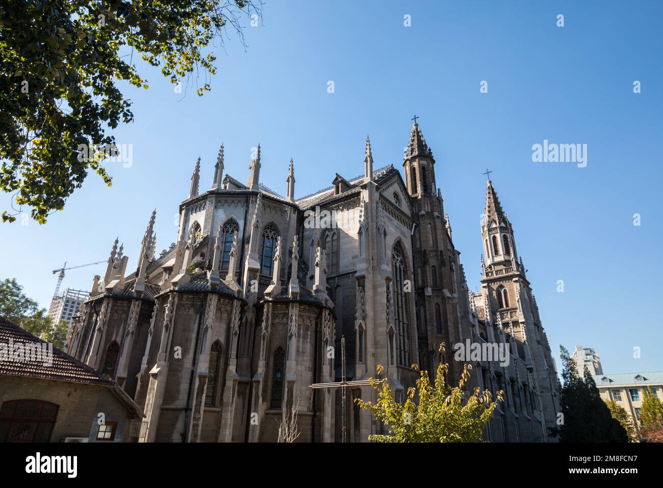 Jesus, bishop of the sacred heart cathedral hong home floor Stock Photo ...