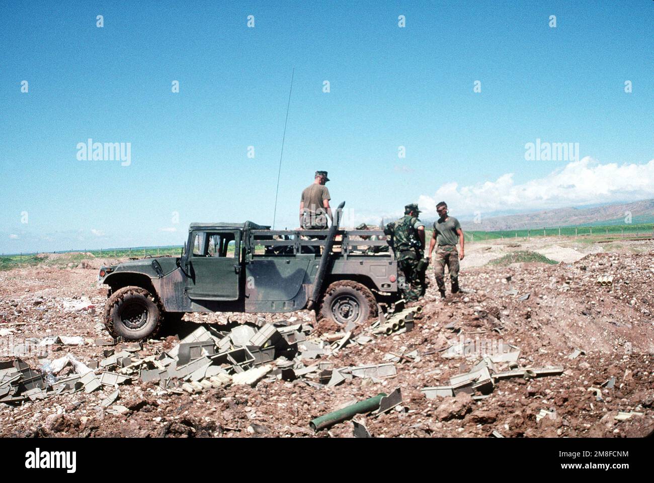 Marines from an explosive ordnance disposal (EOD) team attached to ...