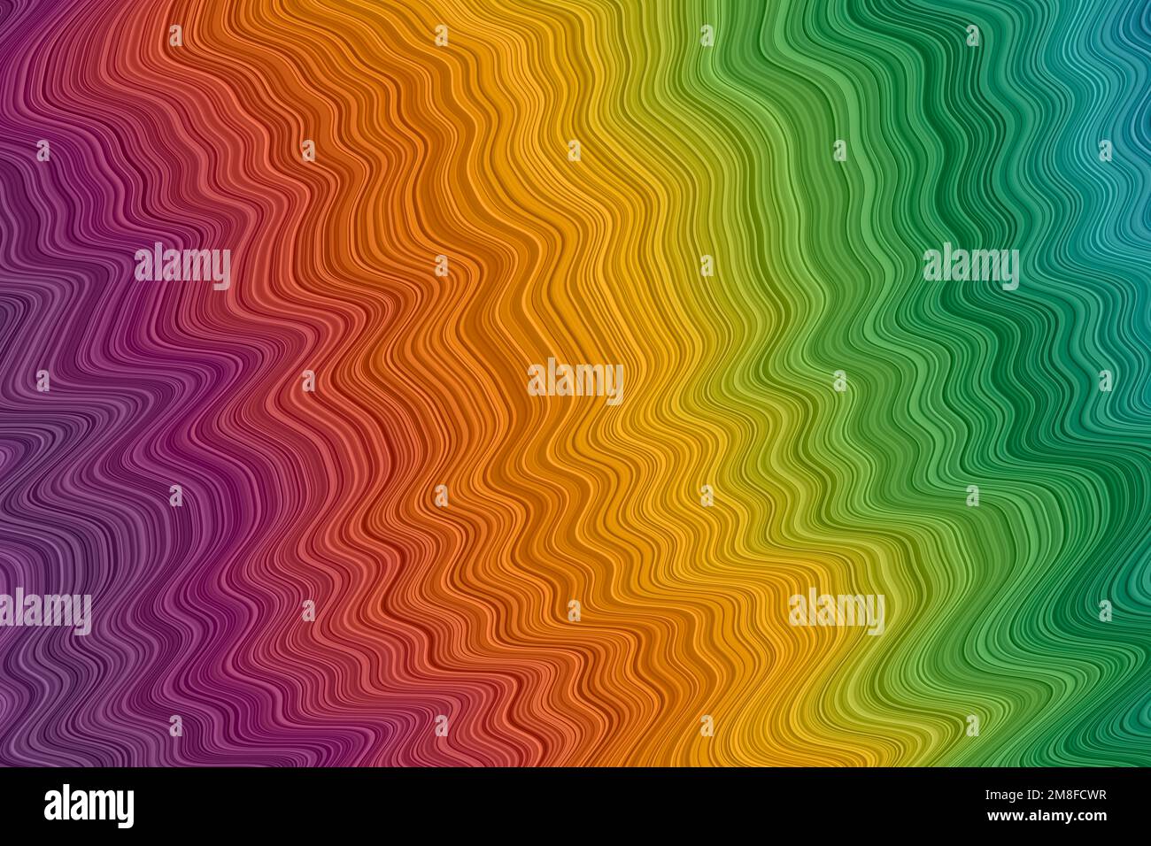 Artistic banner design. Abstract digital art in spectral colors ...