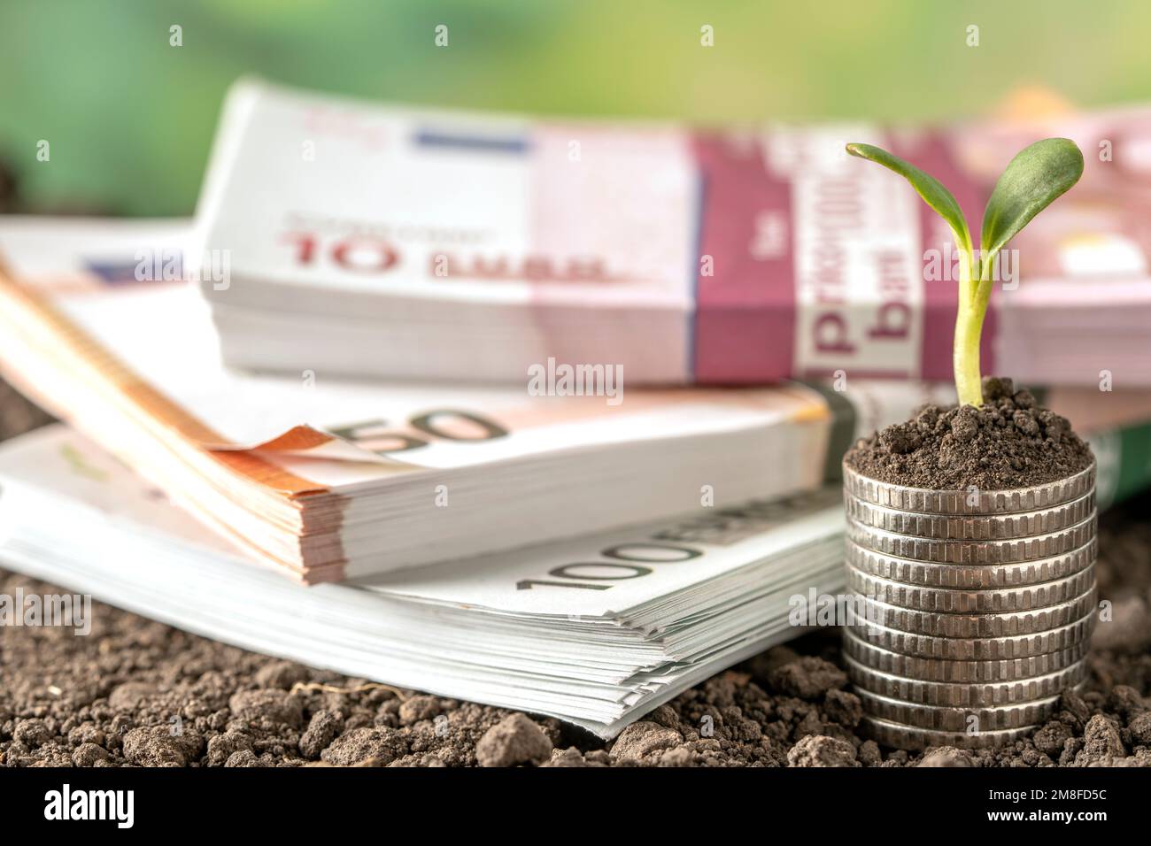 Money, US dollar bills background. Paper money is scattered on the ...