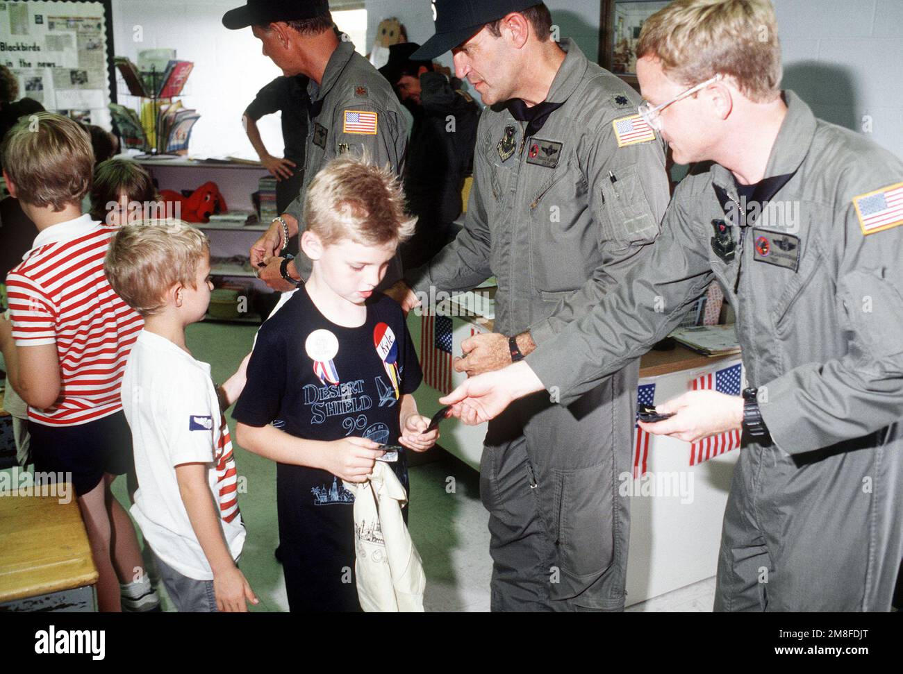 Members of the 8th Special Operations Squadron (8th SOS) present T ...