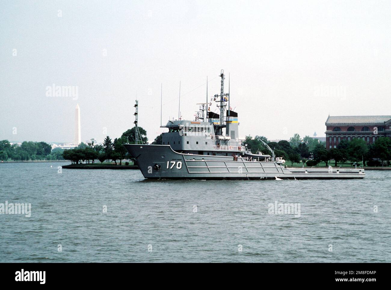 A port bow view of the Military Sealift Command fleet tug USNS MOHAWK ...
