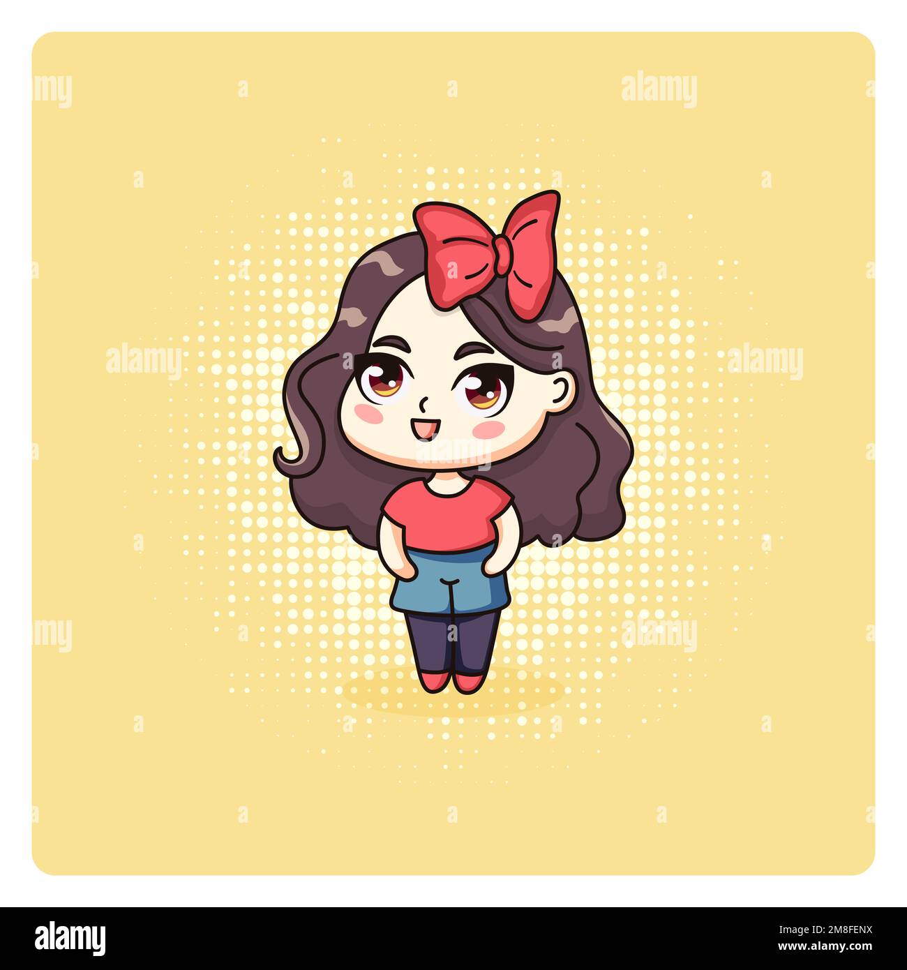 Chibi style illustration hi-res stock photography and images - Alamy