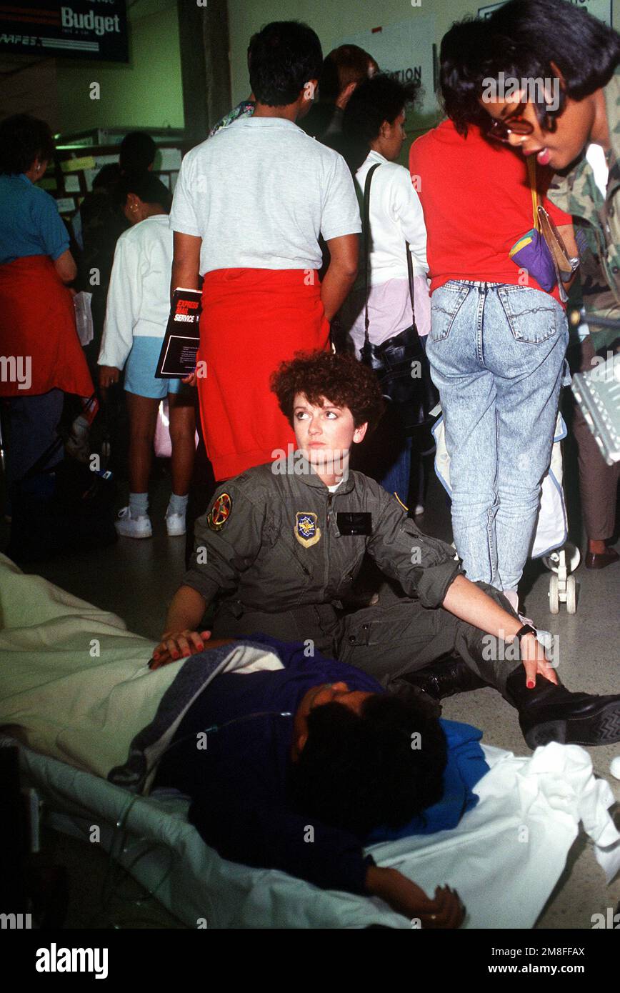 LT. Delisa Messington, a flight nurse from McChord's 40th Aeromedical ...