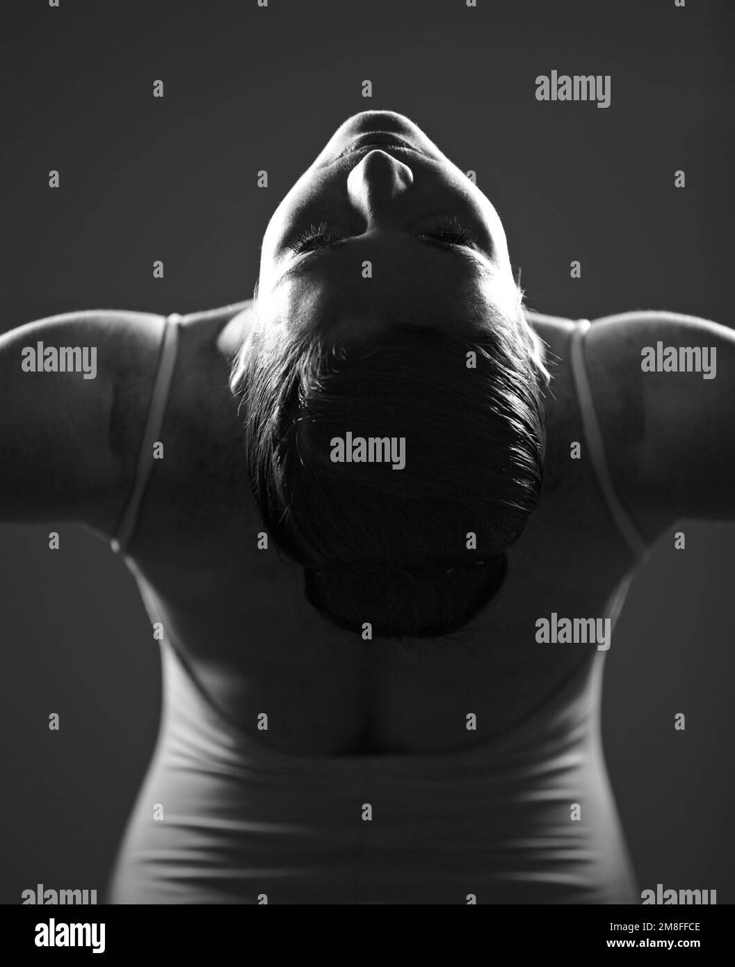 Passion personified - Dance. Silhouette of a young ballerina dancing ...