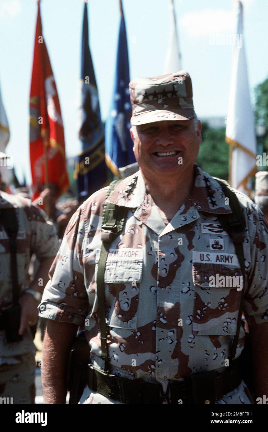 GEN. H. Norman Schwarzkopf, commander-in-chief, U.S. Central Command ...