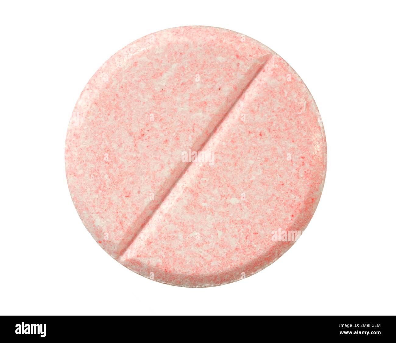 A single red pill on white Stock Photo - Alamy