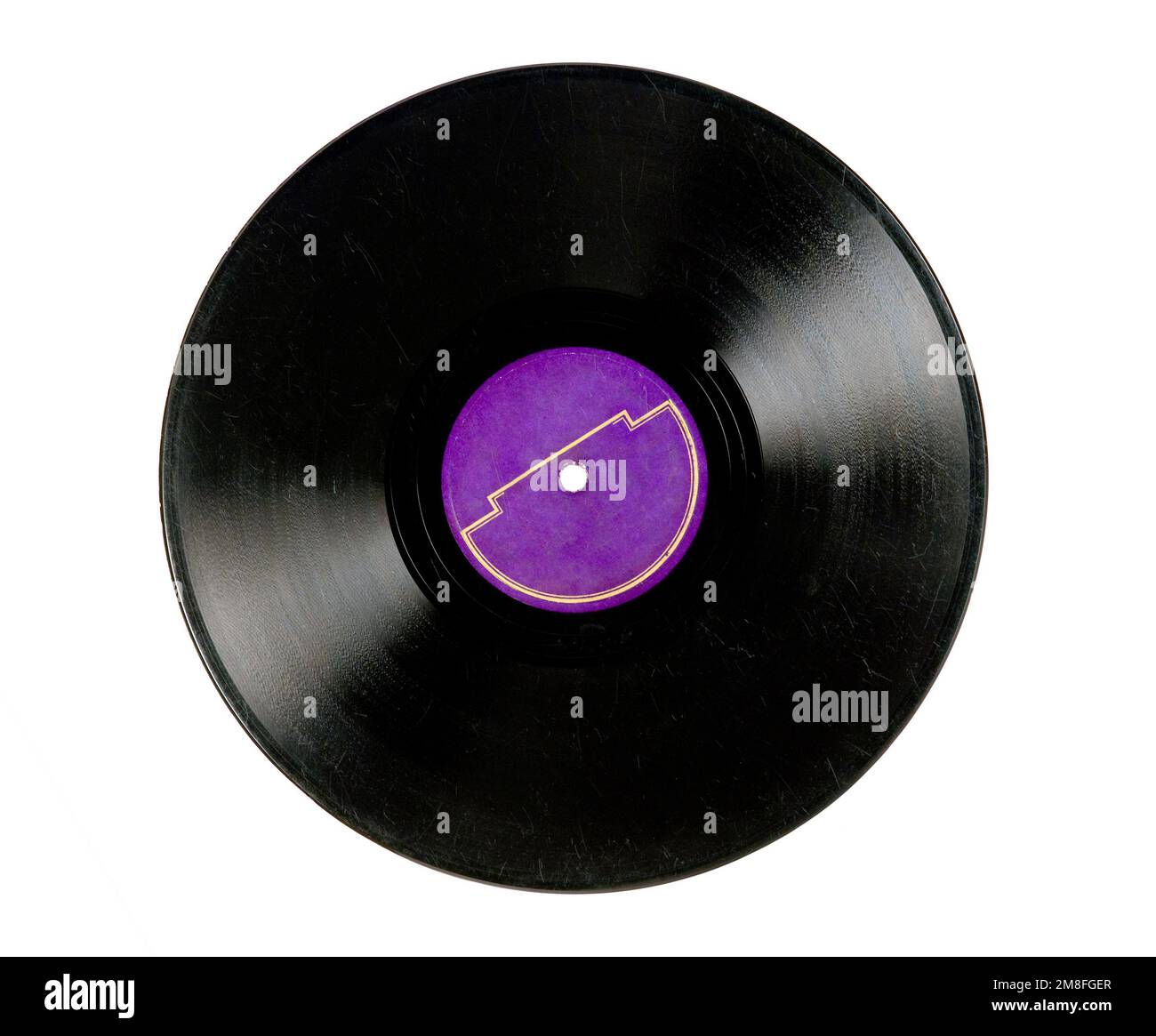 Vintage vinyl gramophone record on white Stock Photo - Alamy