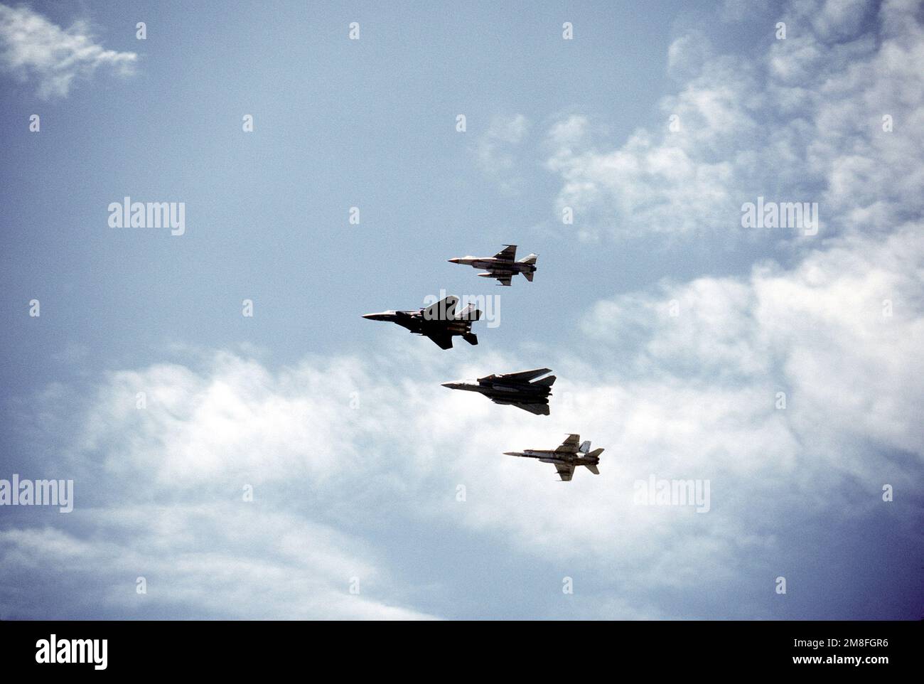 Various aircraft take part in a flyover during the National Victory ...