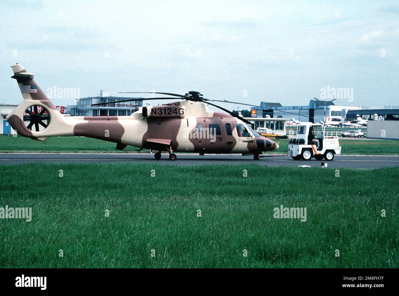 A S-76B prototype helicopter, produced by Boeing Helicopters and ...