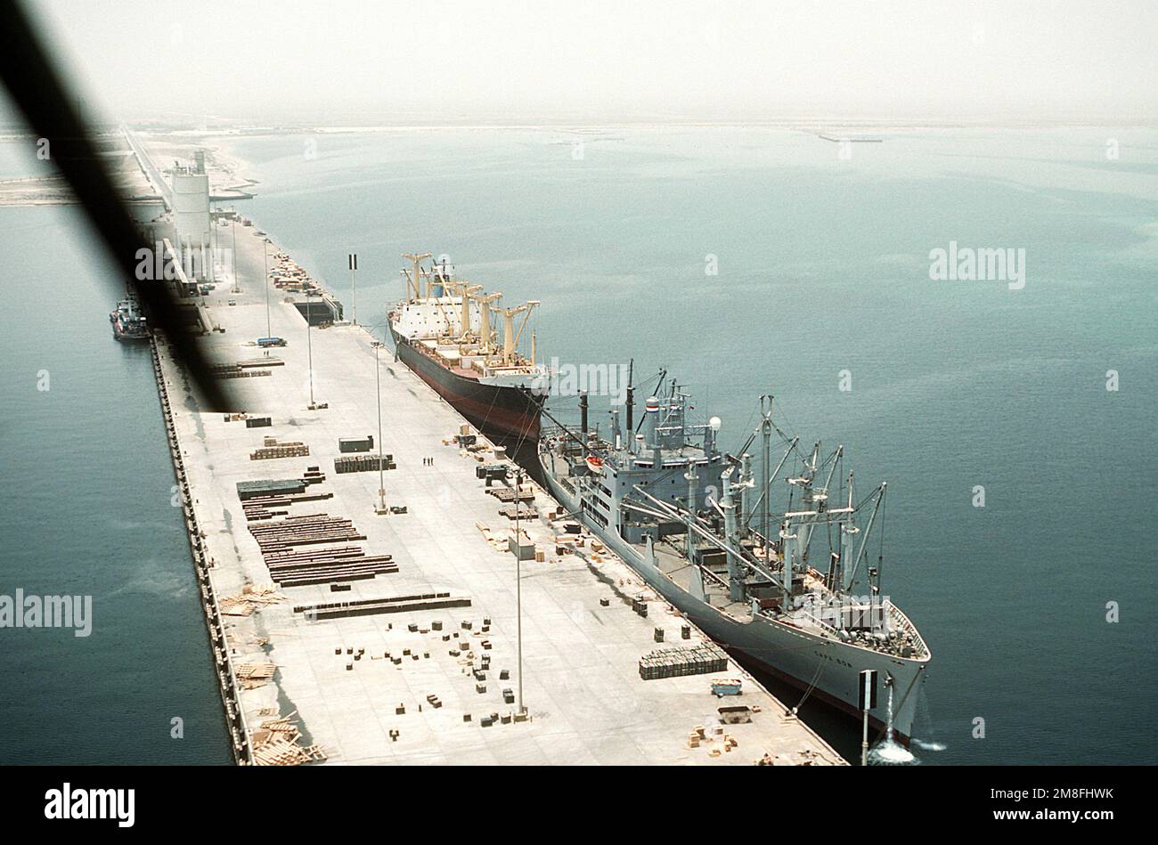 The Military Sealift Command-chartered freighter CAPE BON (T-AK-5059 ...