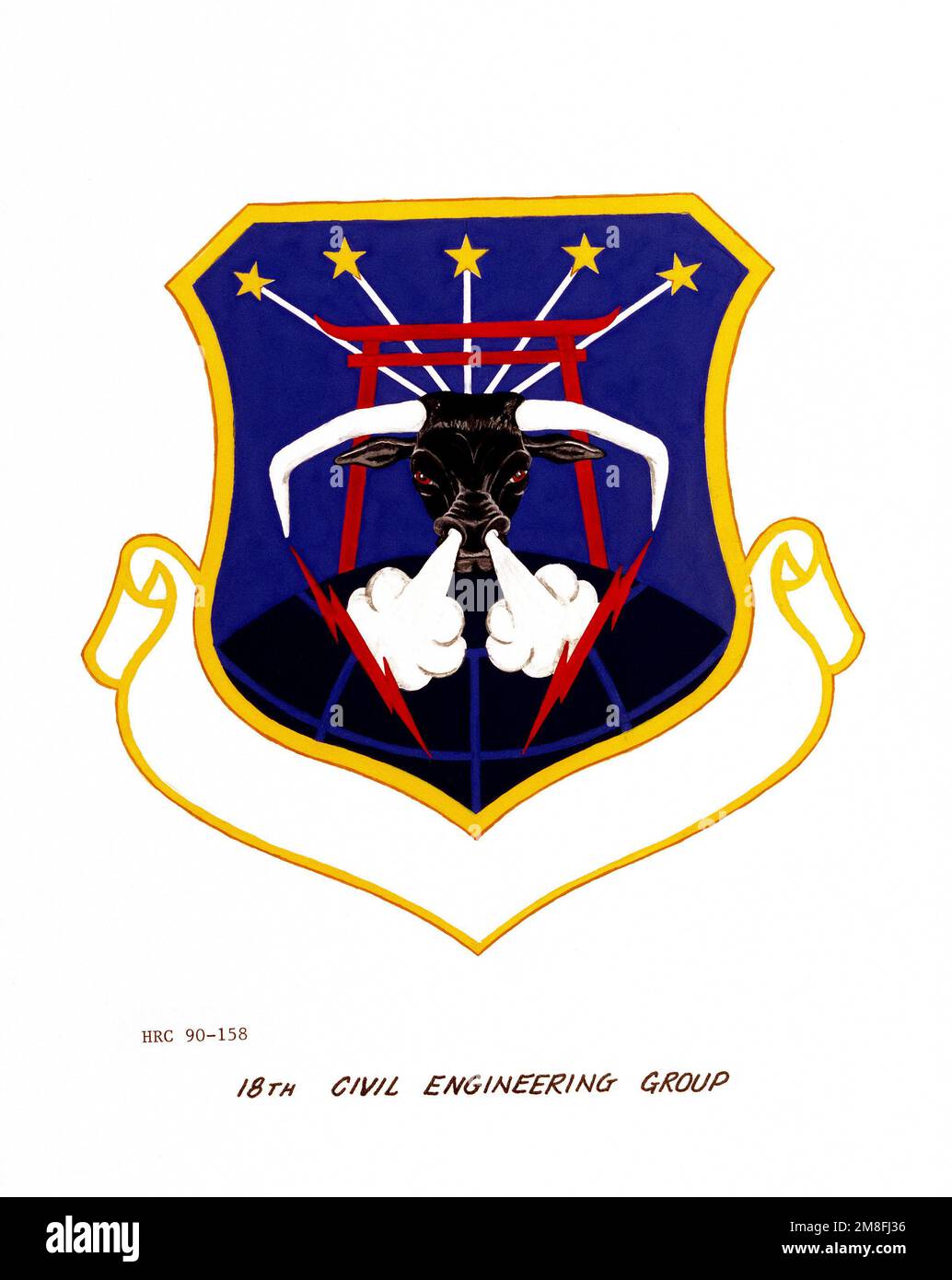 Approved insignia for: 18th Civil Engineering Group. Country: Unknown ...