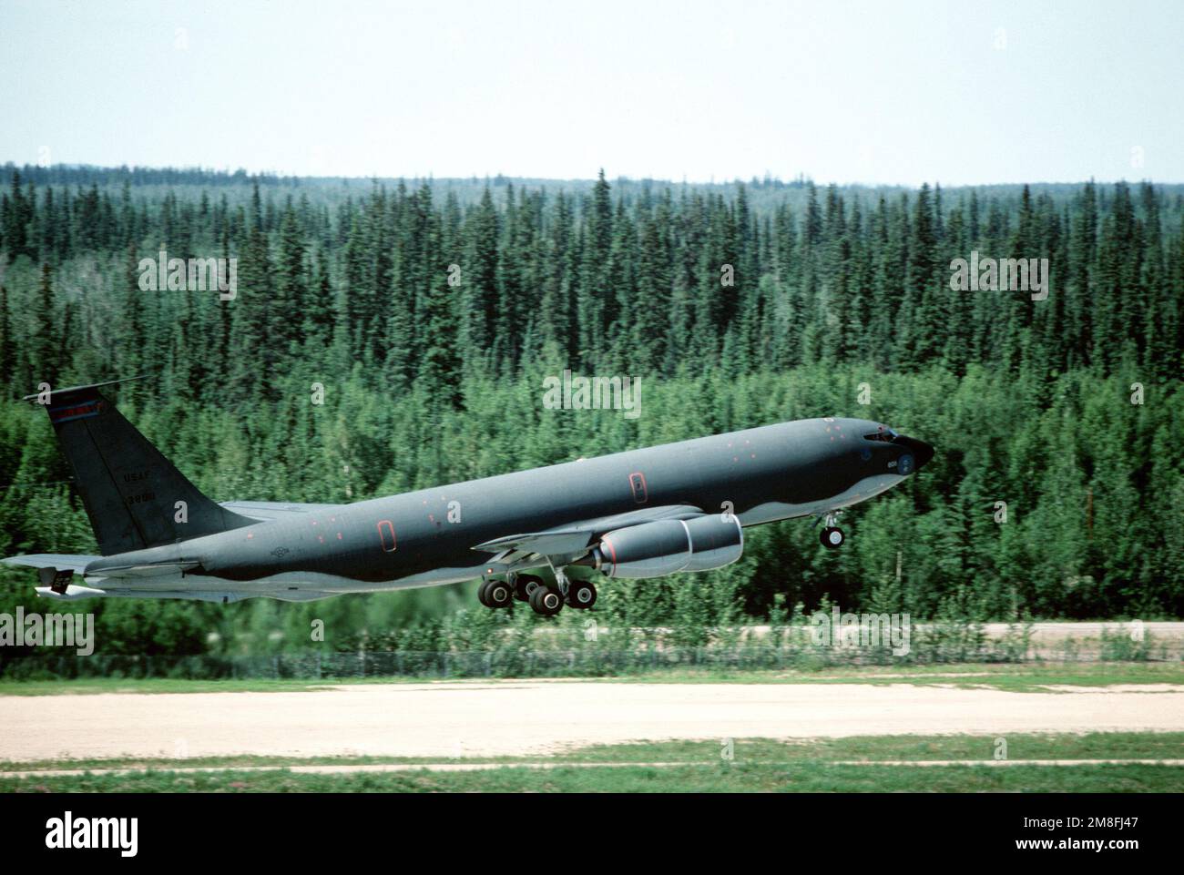 A 376th Strategic Wing KC-135R tanker aircraft from Kadena Air Base ...