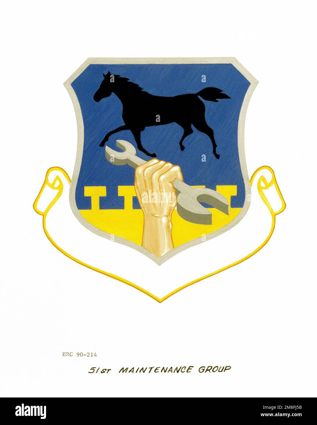 Approved insignia for: 51st Maintenance Group. Country: Unknown Stock ...
