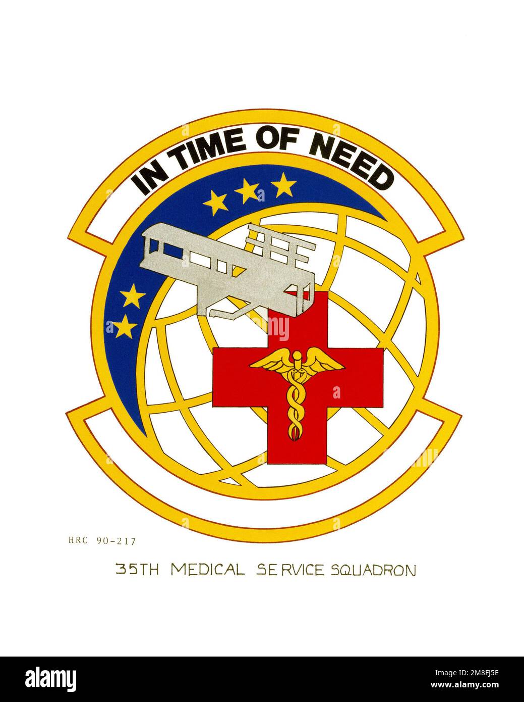 Approved insignia for: 35th Medical Service Squadron. Country: Unknown ...