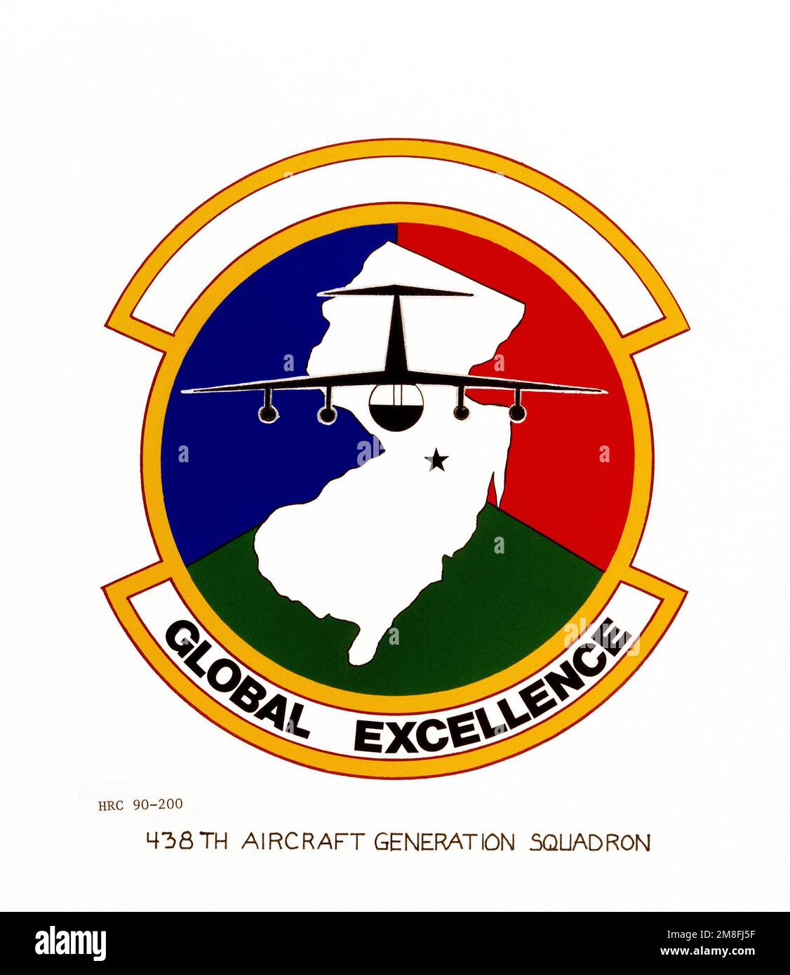 Approved insignia for: 438th Aircraft Generation Squadron. Country ...