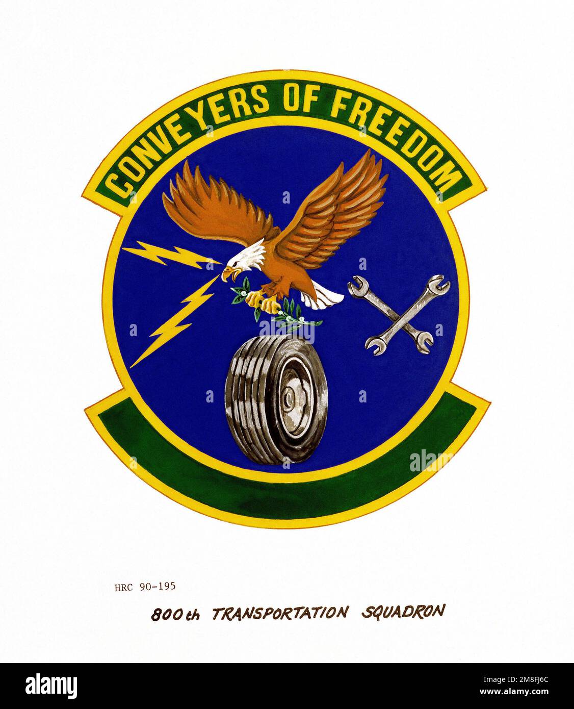 Approved insignia for: 800th Transportation Squadron. Country: Unknown ...