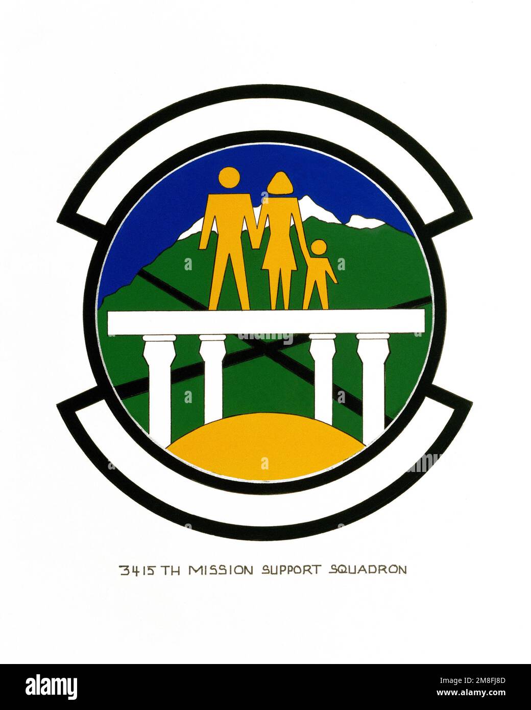 Approved insignia for: 3415th Mission Support Squadron. Country ...