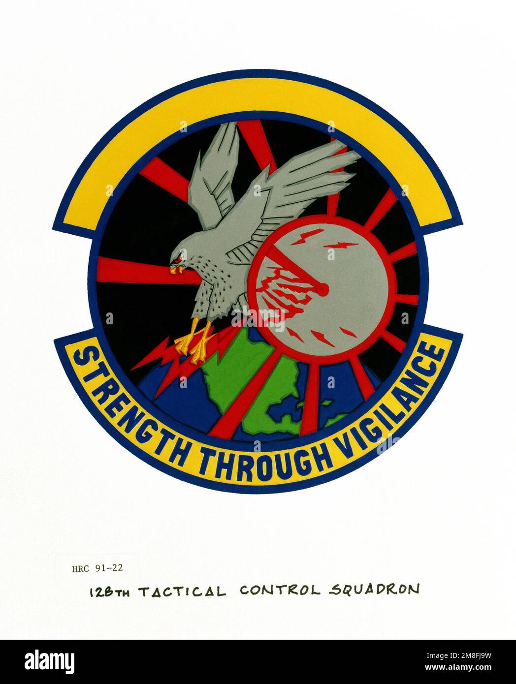 Approved insignia for: 128th Tactical Control Squadron. Country ...
