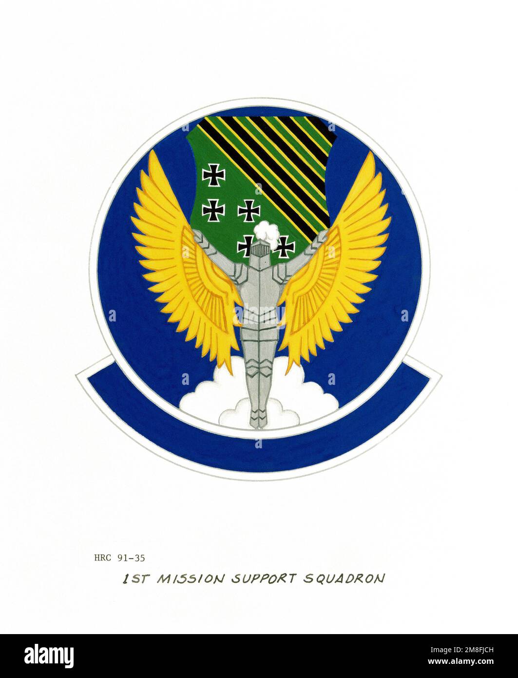 Approved insignia for: 1ST Mission Support Squadron. Country: Unknown ...