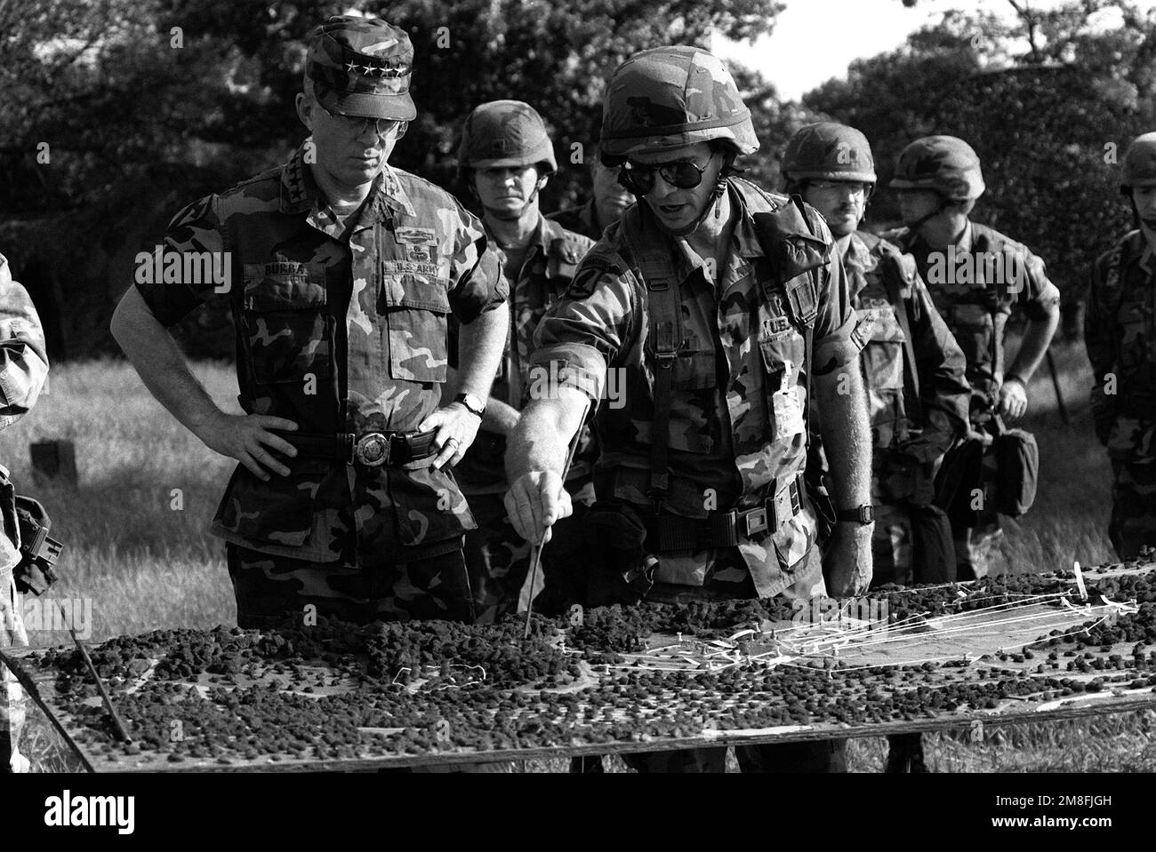 Battlefield exercise Black and White Stock Photos & Images - Alamy