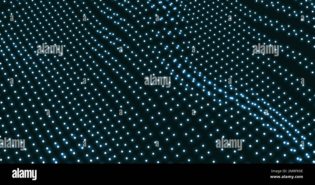 Array With Dynamic Particles 3d Futuristic Technology Style Abstract Background Texture