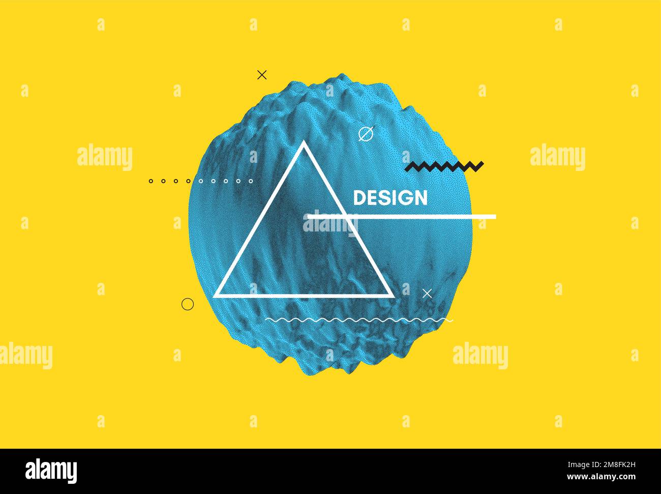 Sphere pointillism design hi-res stock photography and images - Alamy