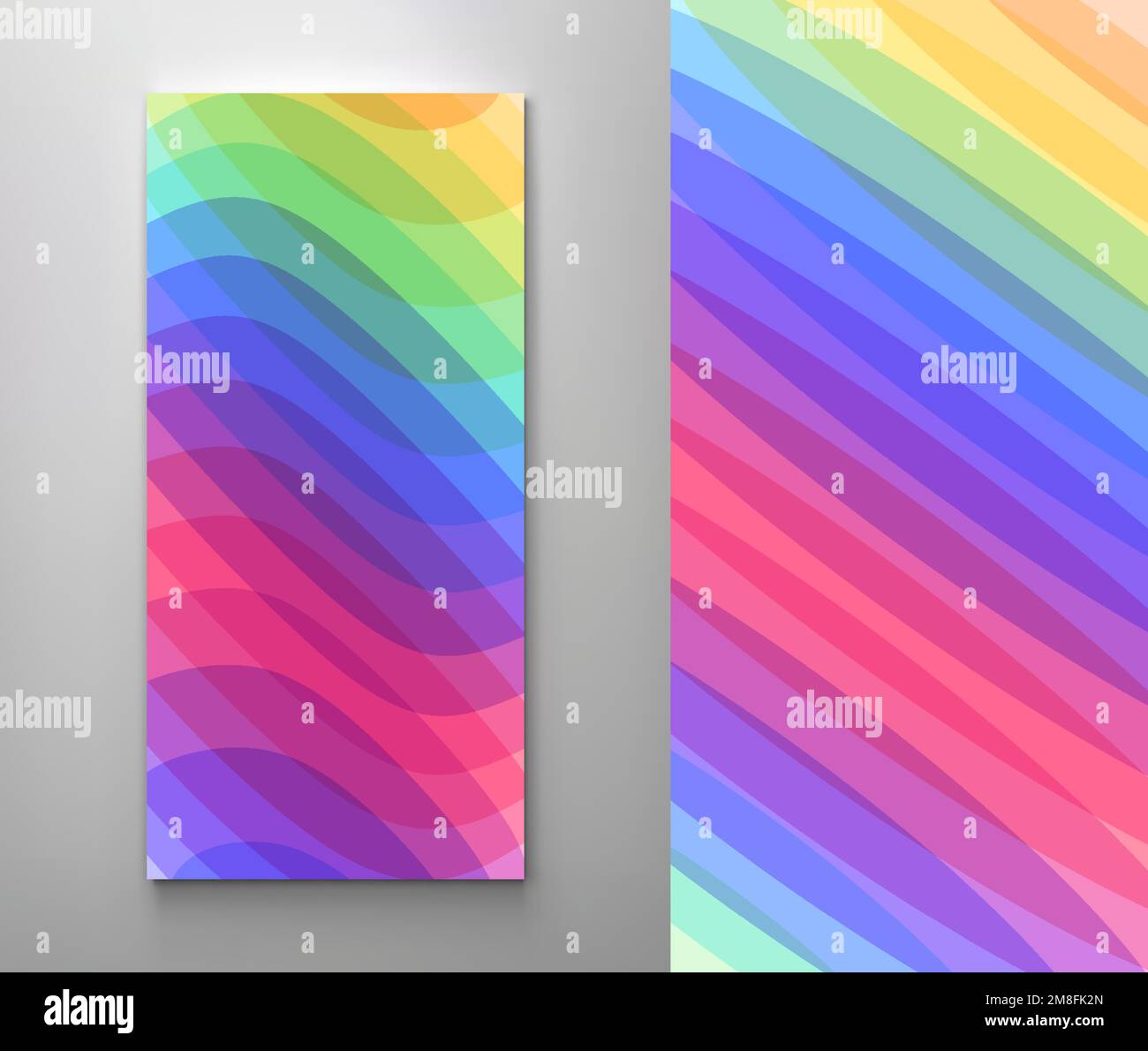 Abstract wavy background with dynamic effect. Modern screen design for ...