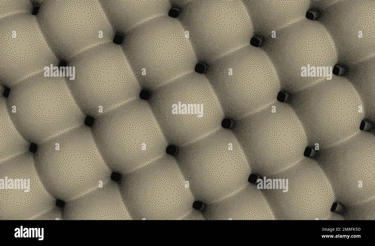 Upholstery background. Leather pattern in dotwork style. Background ...