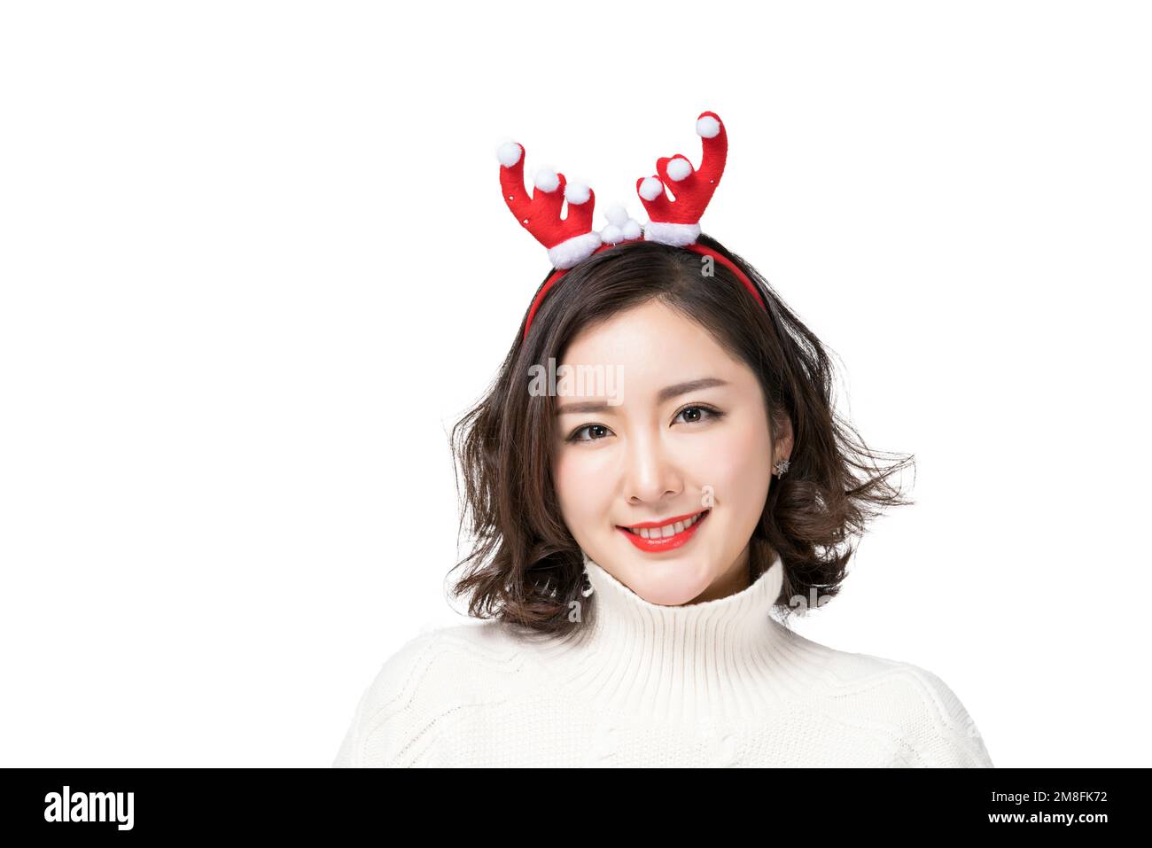 Man wearing red sweater Cut Out Stock Images & Pictures - Alamy