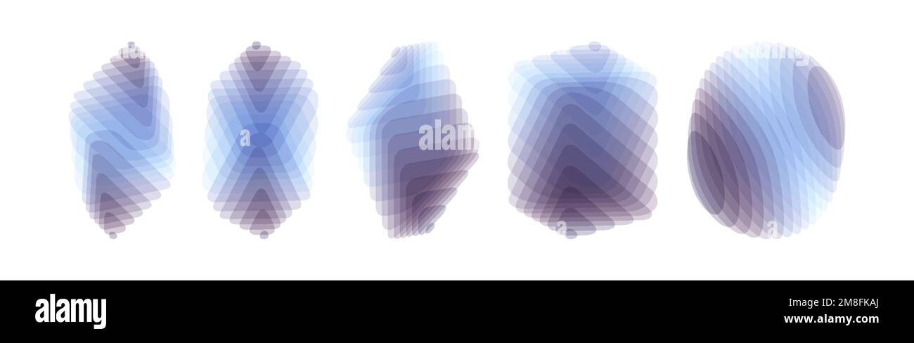 Overlapping vector vectors hi-res stock photography and images - Alamy