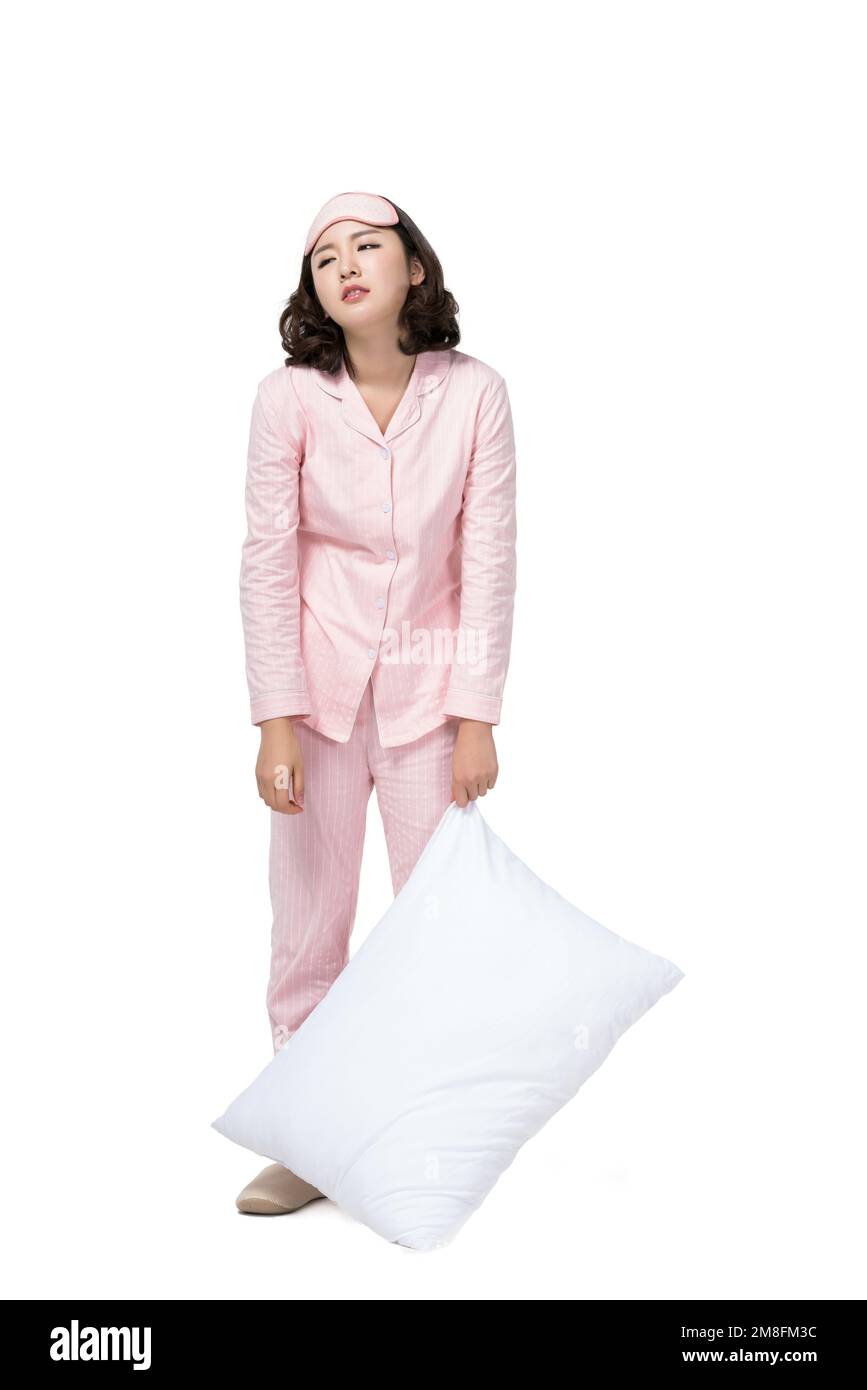 Tired young man sleepy Cut Out Stock Images & Pictures - Alamy