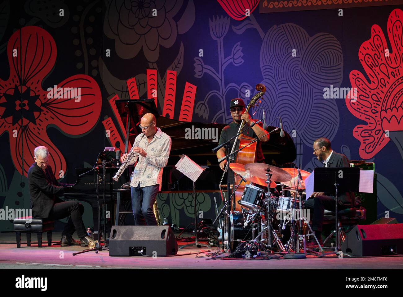 Joshua Redman, Brad Mehldau, Christian McBride, Brian Blade at the 65th ...
